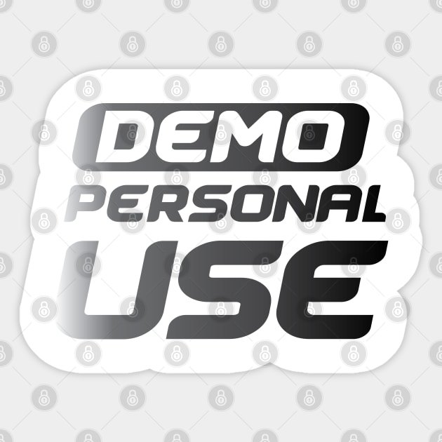 Personal Use Only - Personalized - Sticker | TeePublic