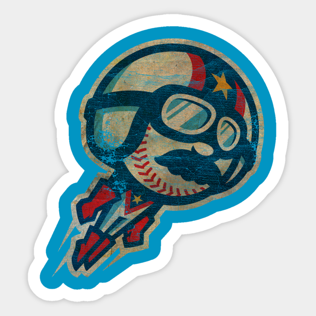 Kannapolis Cannon Ballers Vintage - Baseball - Sticker | TeePublic
