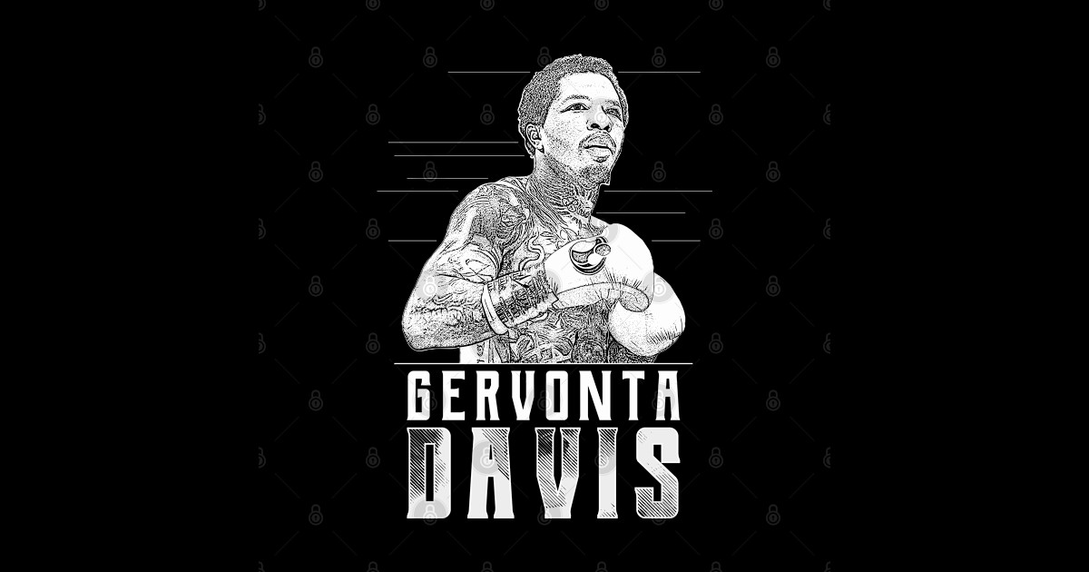 Gervonta Davis || MMA | White Retro - Gervonta Davis - Sticker | TeePublic
