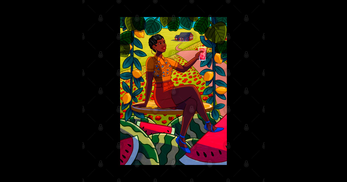 Watermelon Lemonade - Black Pride - Posters and Art Prints | TeePublic