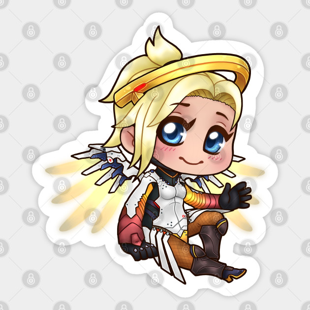 Chibi Mercy - Overwatch - Sticker | TeePublic