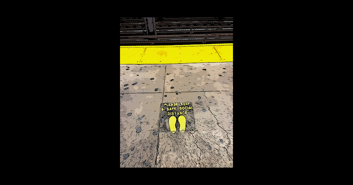 Please keep a social distance - Quote - Sticker | TeePublic