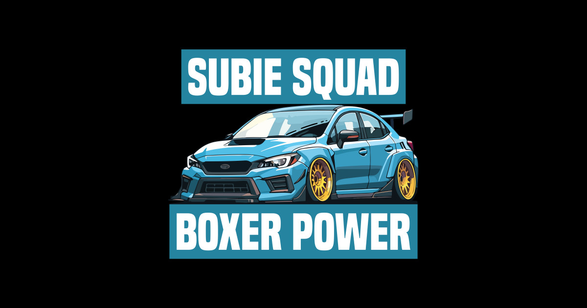 WRX STI Car Art - Subaru Impreza Modified JDM Sports Car - Wrx Sti ...