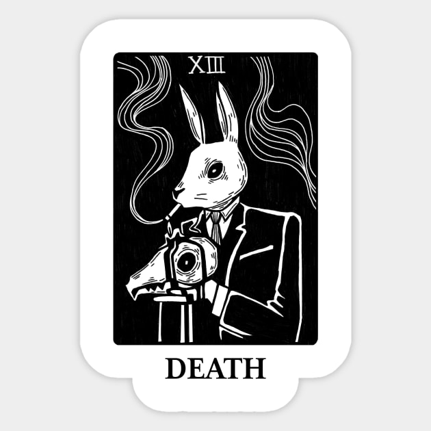 XII. Death tarot card - Tarot Cards - Sticker | TeePublic