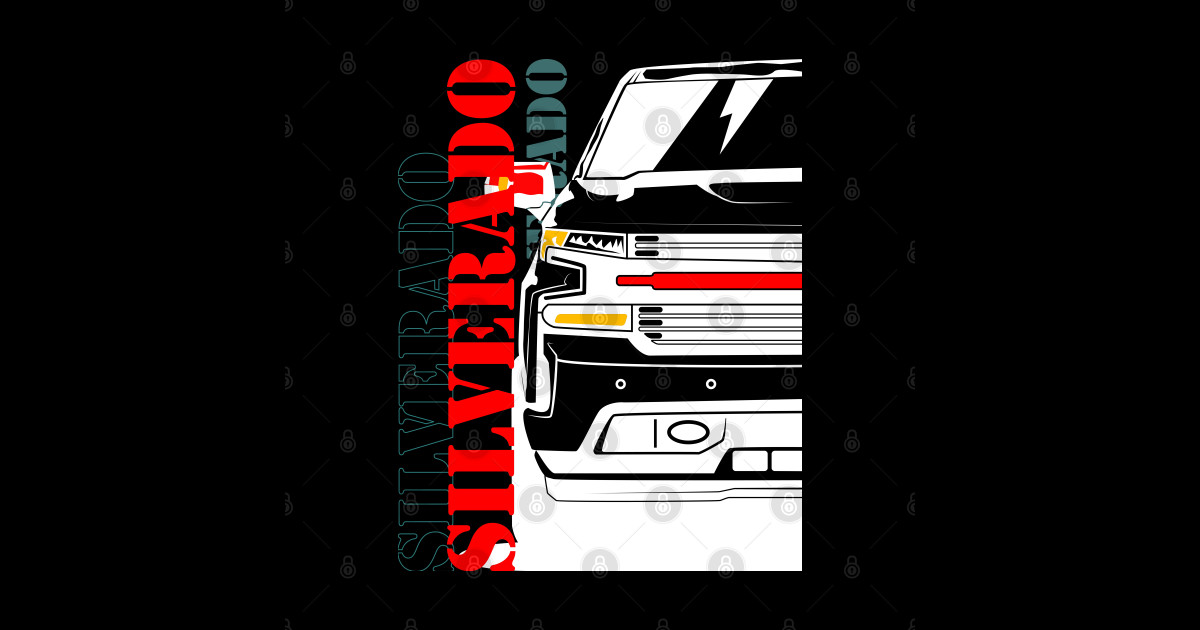 Chevrolet Chevy Silverado LTZ 2020 - Chevrolet Silverado - Sticker ...