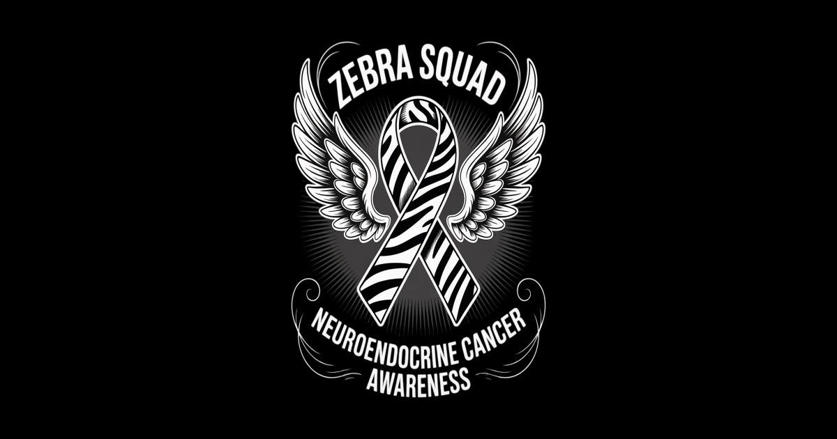 Zebra Squad Neuroendocrine Cancer Awareness Ribbon Carcinoma - Zebra ...