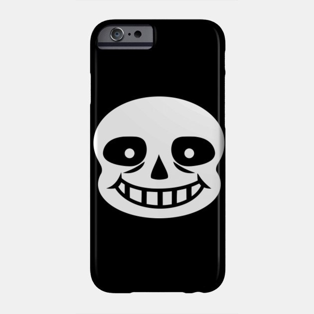 Sans Head - Undertale - Phone Case | TeePublic