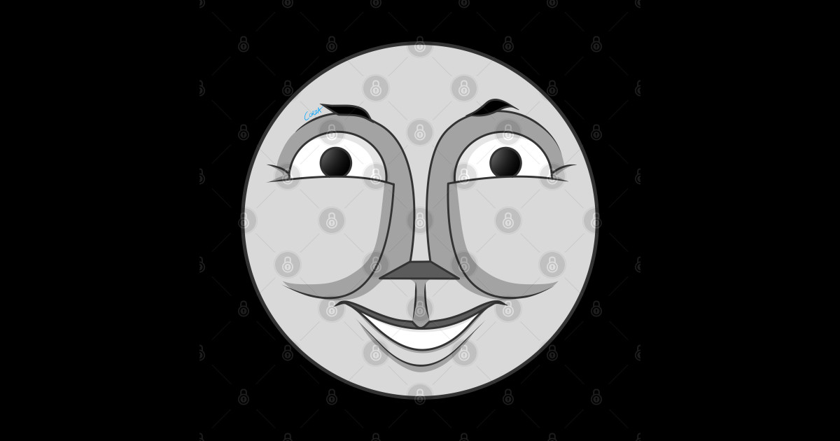 Gordon Happy Face - Thomas Tank Engine - Sticker | TeePublic