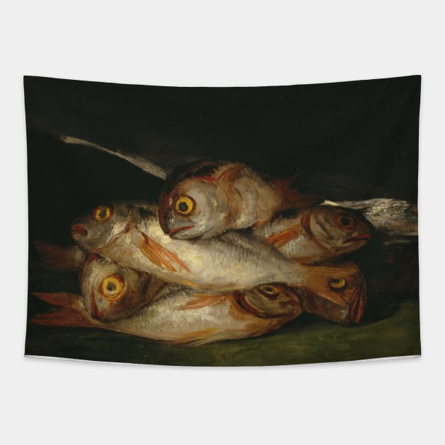 Still Life with Golden Bream by Francisco Goya - Fish - Tapestry ...