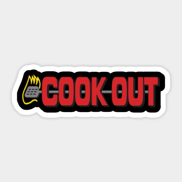 Cook Out Restaurant Logo - Cook Out Restaurant Logo - Sticker | TeePublic