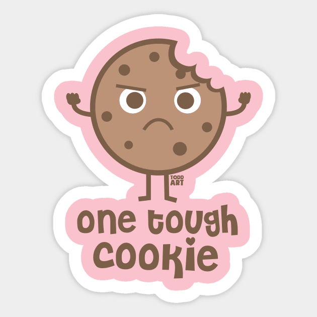 ONE TOUGH COOKIE - Cookie - Sticker | TeePublic