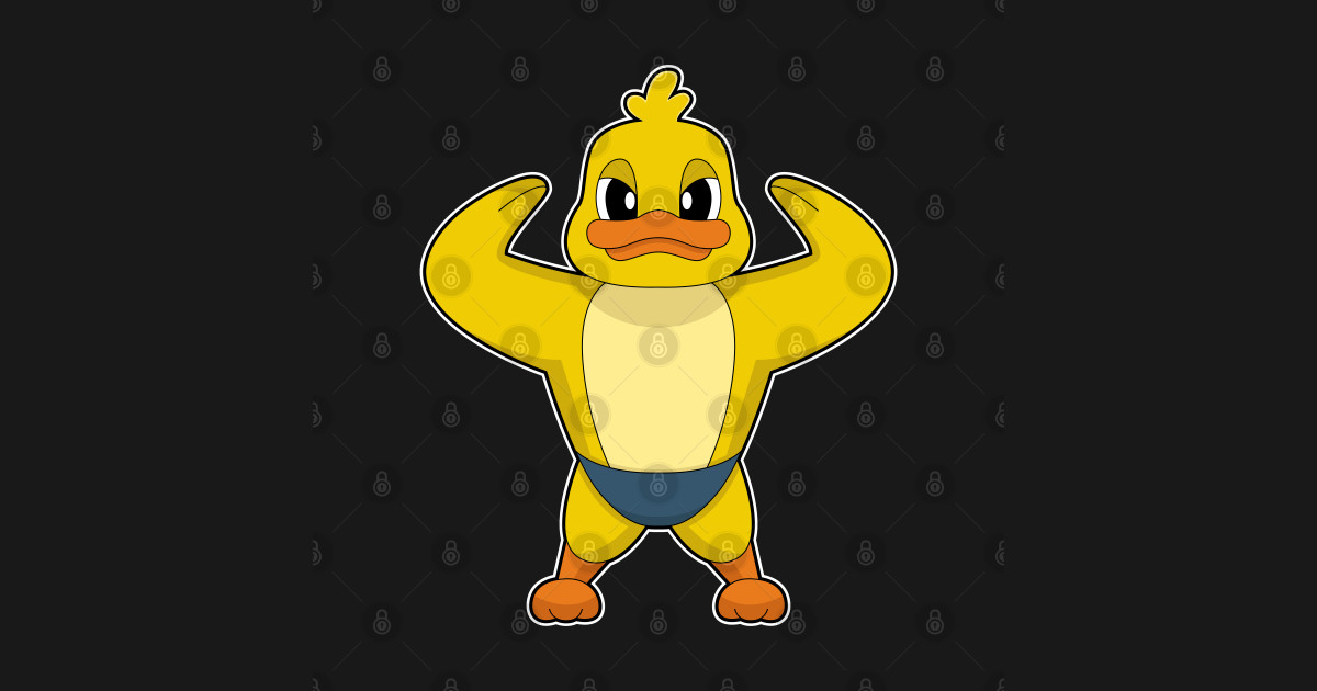 Duck Bodybuilder Bodybuilding - Duck - T-Shirt | TeePublic
