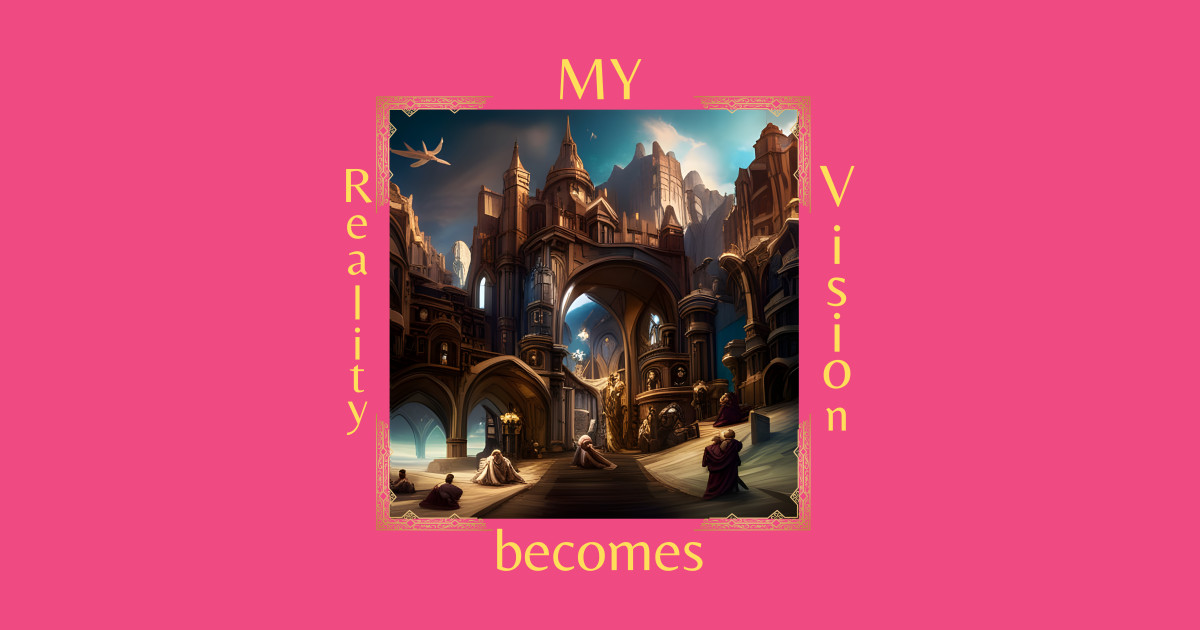 My Vision becomes Reality - Self Discovery - T-Shirt | TeePublic