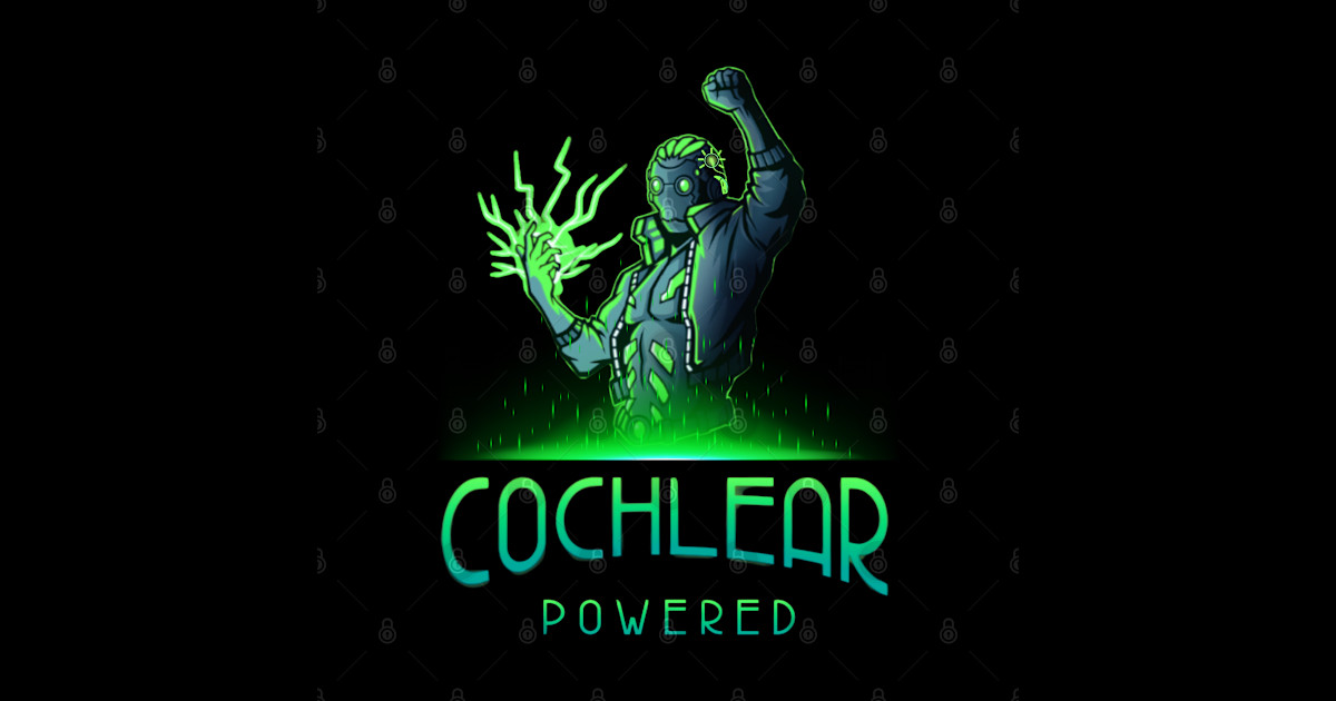 Cochlear Powered | Cochlear Implant | Deaf Tshirt - Cochlear Implant ...