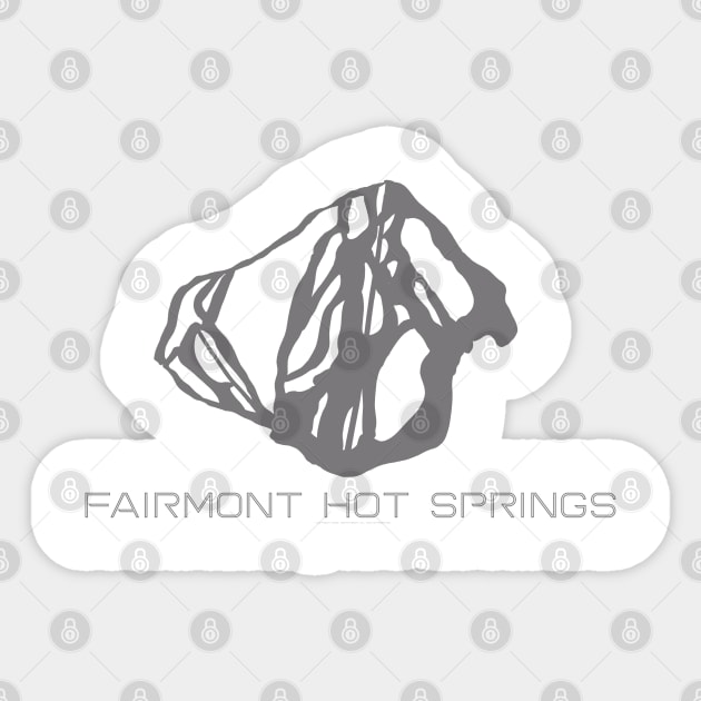 Fairmont Hot Springs Resort 3D - Fairmont Hot Springs - Sticker | TeePublic