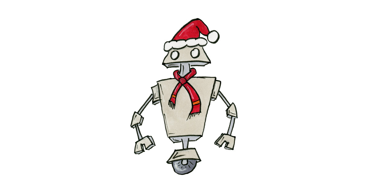 Santa Bot - Santa - T-Shirt | TeePublic