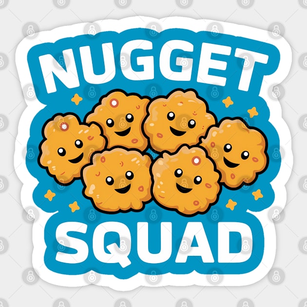 Chicken Nugget Squad - Chicken Nugget - Sticker | TeePublic