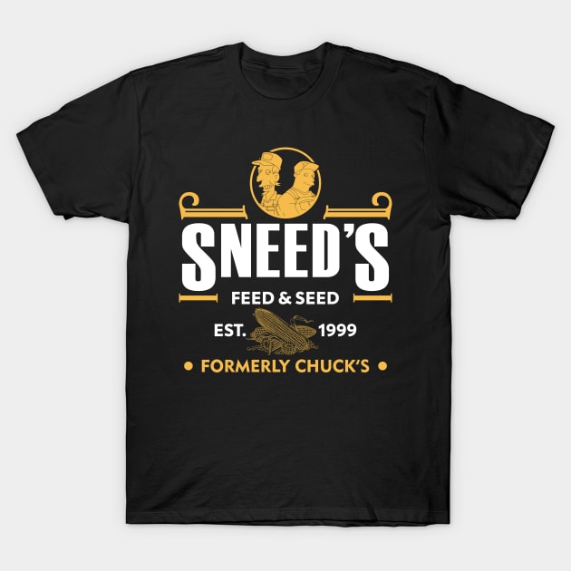 Sneed's Feed and Seed - Simpsons - T-Shirt | TeePublic
