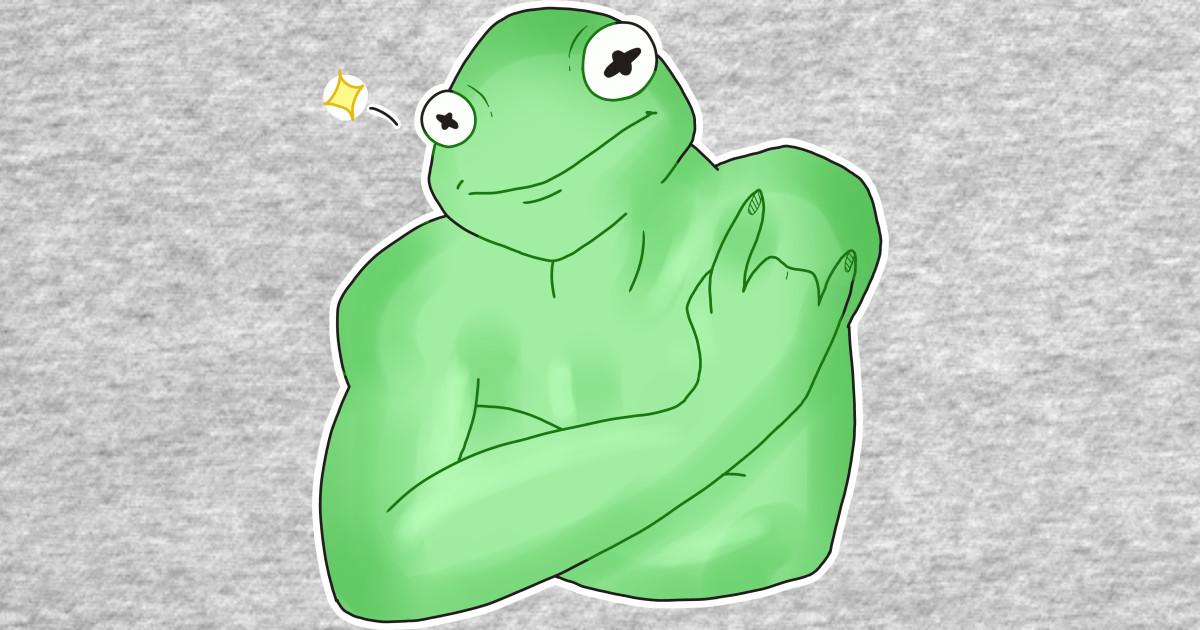 Swole kermit the frog gains - Kermit The Frog - Baseball T-Shirt ...