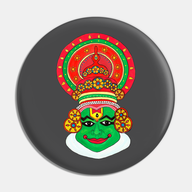 Kathak dancer face - Kathak - Pin | TeePublic