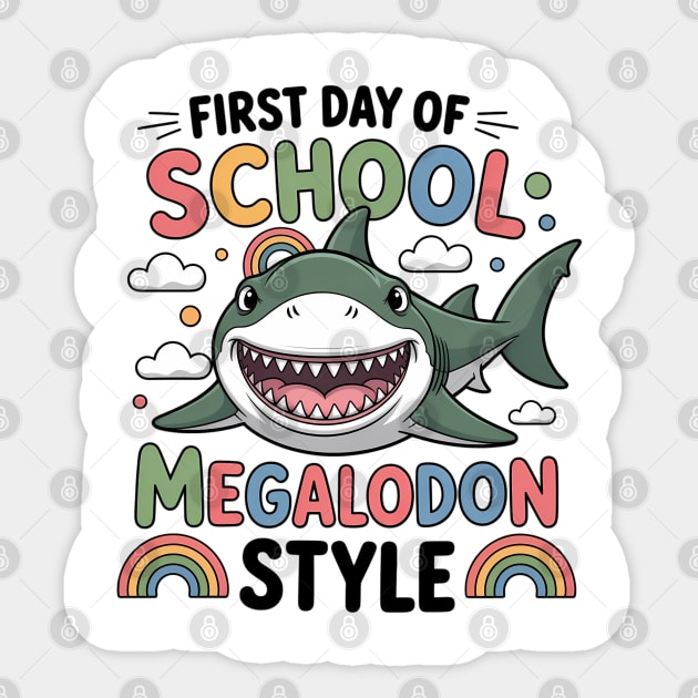 First Day Of School - Megalodon Style - Megalodon Shark - Megalodon ...