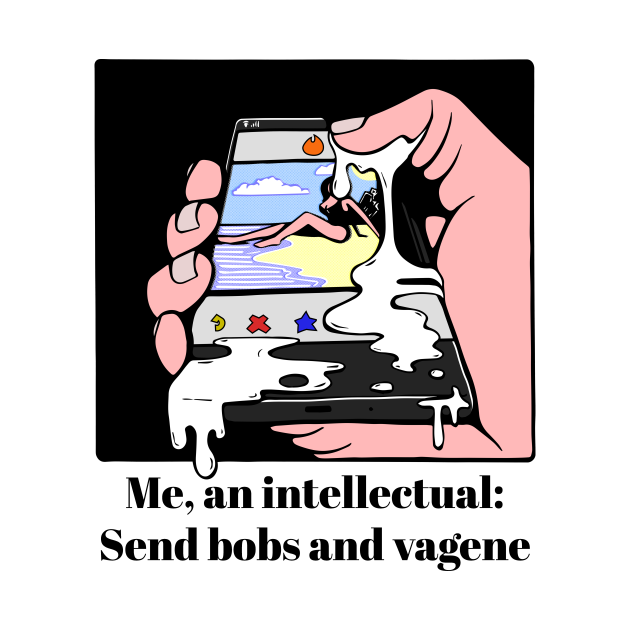 Me, an intellectual - Funny - T-Shirt | TeePublic