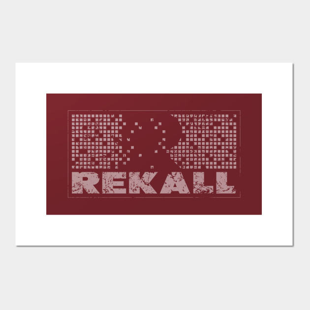 Total Recall – Rekall Logo (distressed) - Total Recall - Posters and ...