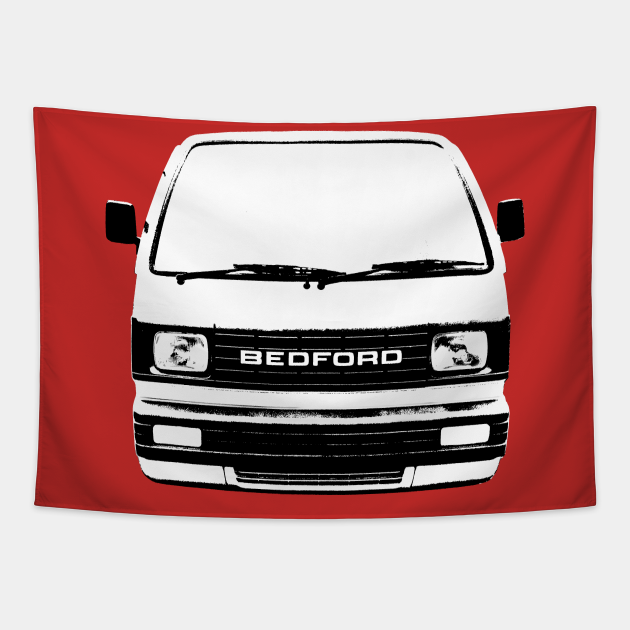 Bedford Rascal 1980s classic microvan monoblock black and white ...