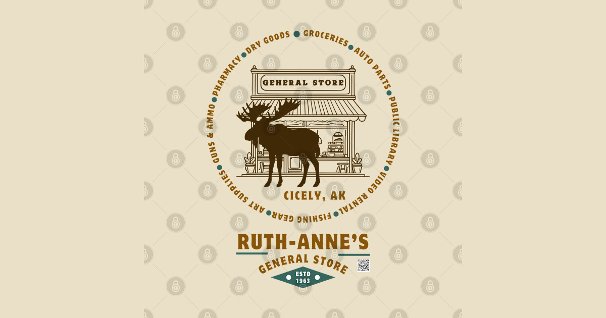Ruth-Anne's General Store Fan Art - Northern Exposure - T-Shirt | TeePublic