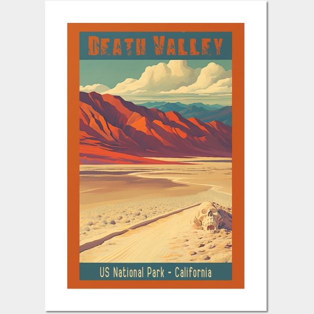 Death Valley National Park Vintage Travel Poster - Death Valley ...
