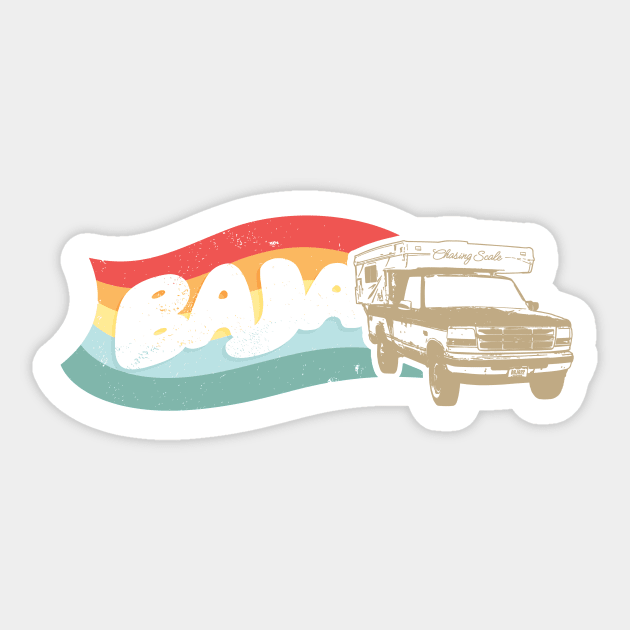 Baja Mexico Fishing Road Trip - Baja California - Sticker | TeePublic