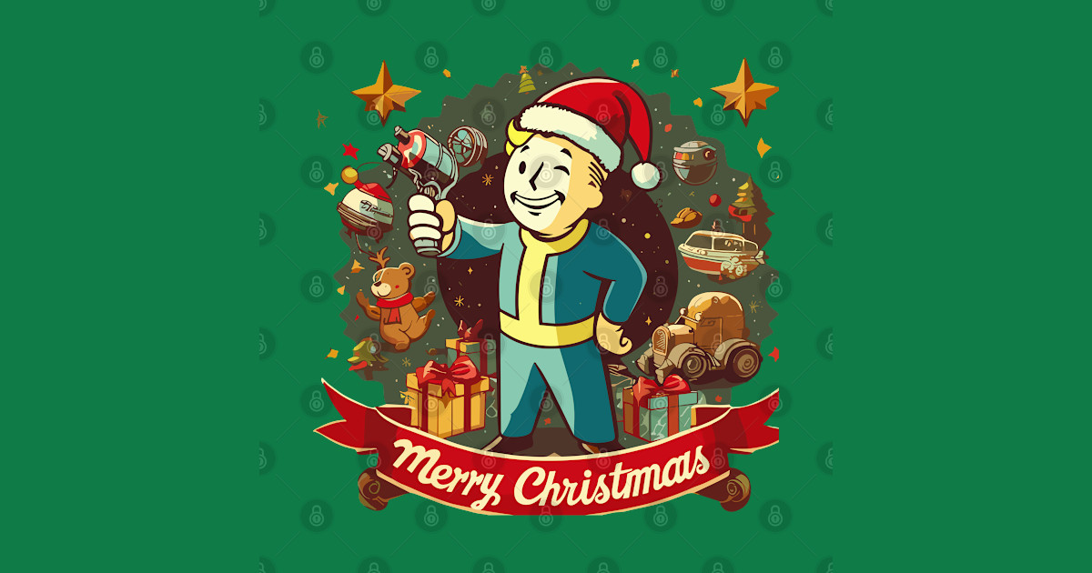 Fallout Christmas - Fallout Christmas - T-Shirt | TeePublic