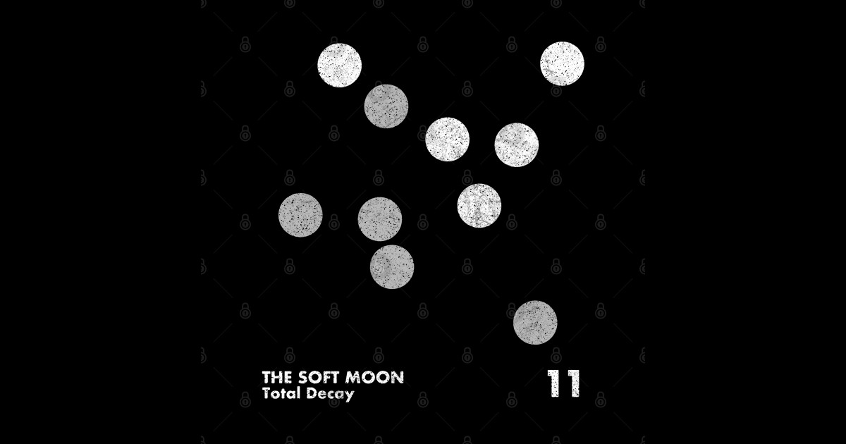 The Soft Moon / Minimalist Artwork Design - The Soft Moon - Sticker ...