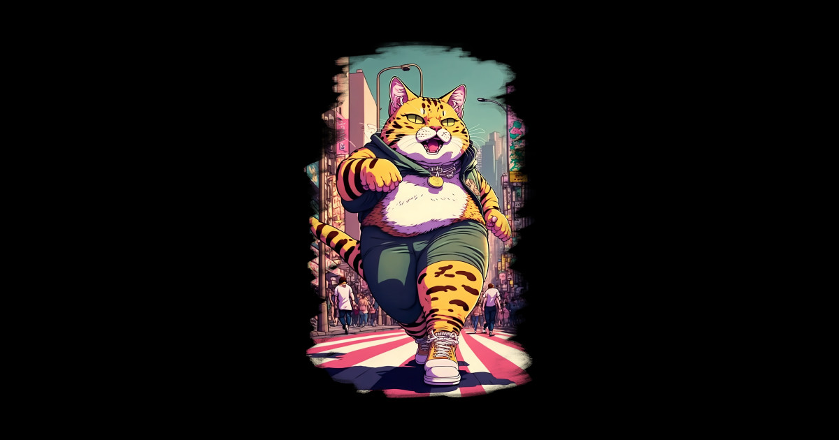 Cute Big Cat - Pet - Sticker | TeePublic