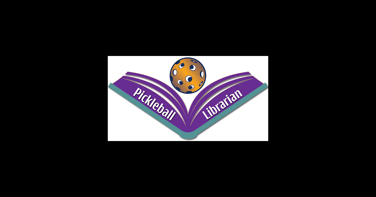 Pickleball Librarian Logo - Pickleball - Sticker | TeePublic