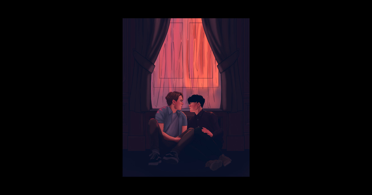 Nick and Charlie- Heartstopper first kiss - Kit Connor - Posters and ...