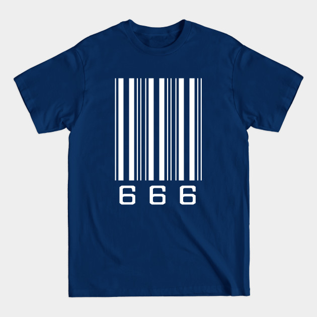 666 Barcode - Devil - T-Shirt sold by Yoruba Teal Mule | SKU 2304034 ...