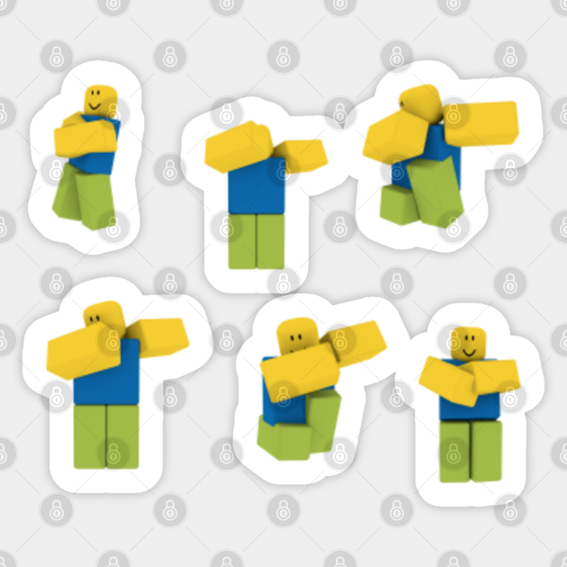 Roblox Dabbing Dancing Dab Noobs Sticker Pack Sticker - Roblox ...