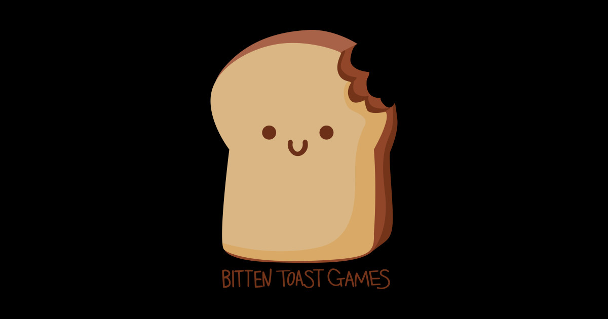 Bitten Toast Games Large Logo - Toast - Sticker | TeePublic