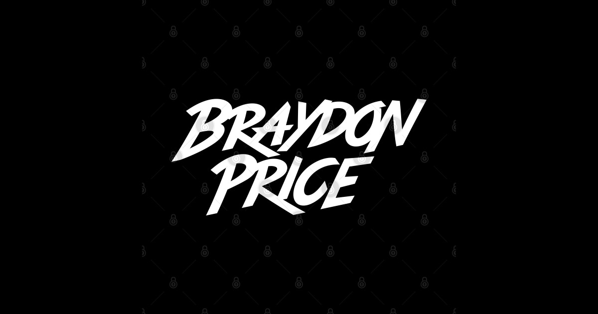 Braydon Price Merch Braydon Price Logo - Braydon - Sticker | TeePublic