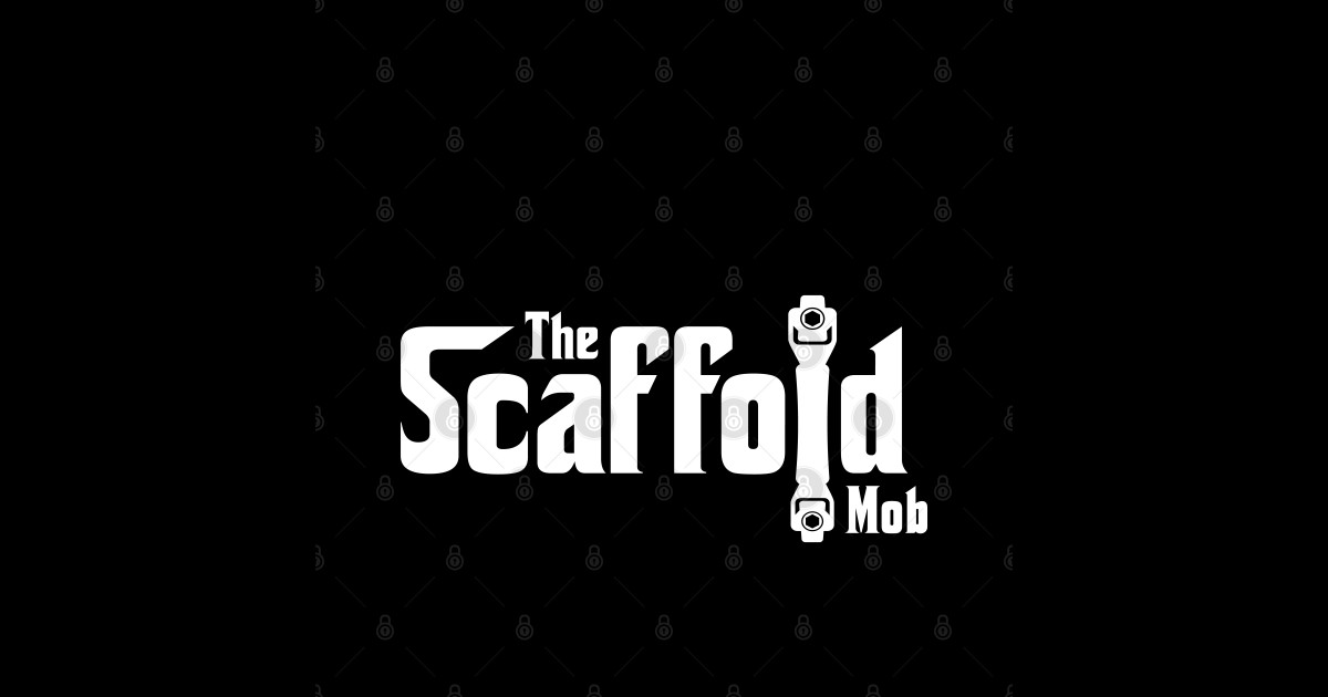 Scaffold Mob Man Logo - Scaffold Mob Merch - Sticker | TeePublic