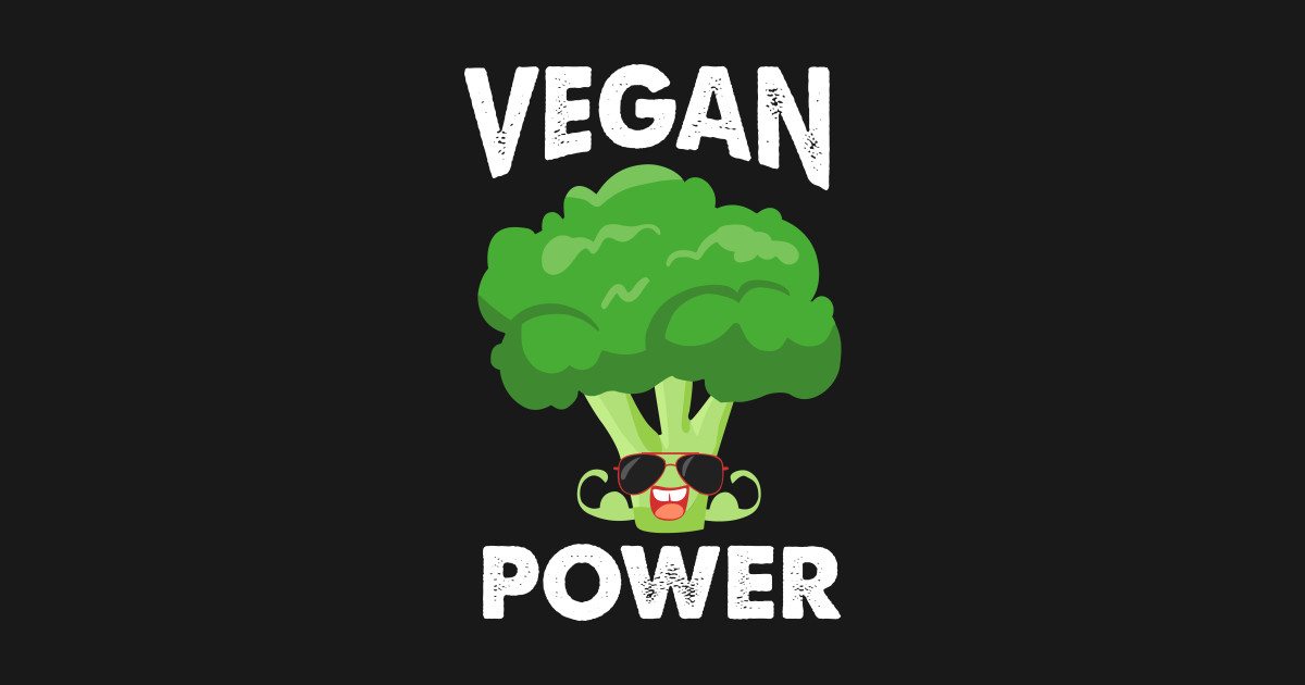 Vegan Power T-Shirt gift - Vegan Power Meatless Veggi - T-Shirt | TeePublic