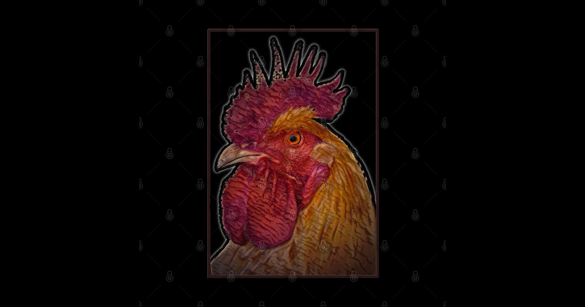 Rooster / El Gallo - Rooster - Sticker | TeePublic