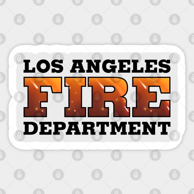 LAFD Fire Department - Lafd - Sticker | TeePublic