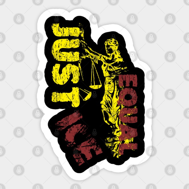 Justice - Justice - Sticker | TeePublic