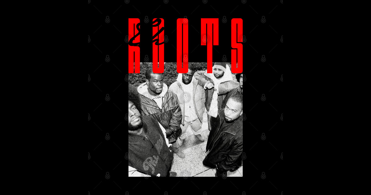 The Roots ••• Faded Style 90s Aesthetic - The Roots - Sticker | TeePublic