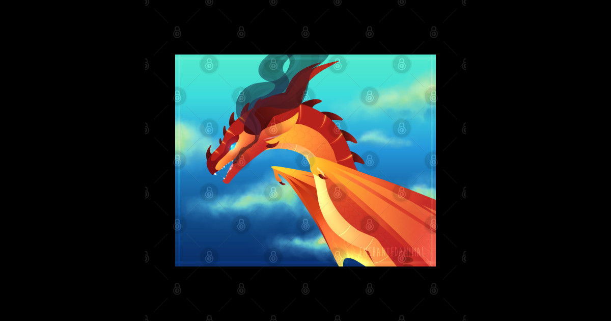 Peril - Wings Of Fire - Sticker | TeePublic