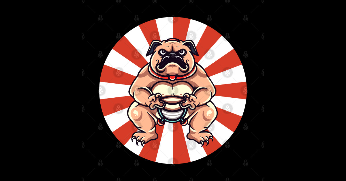 Sumo Dog ready to fight - Sumo Lover - Posters and Art Prints | TeePublic