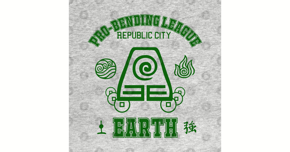 Pro-Earthbender - The Legend Of Korra - T-Shirt | TeePublic