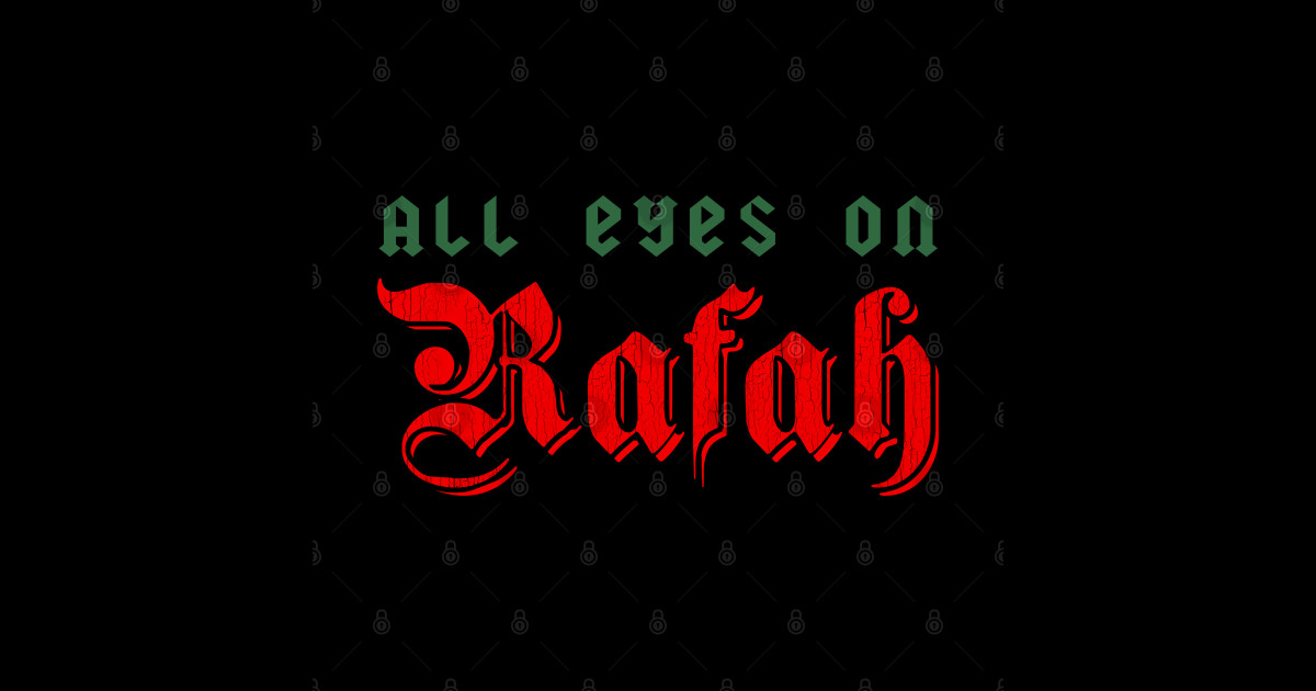 All Eyes on Rafah - Save Rafah - Sticker | TeePublic